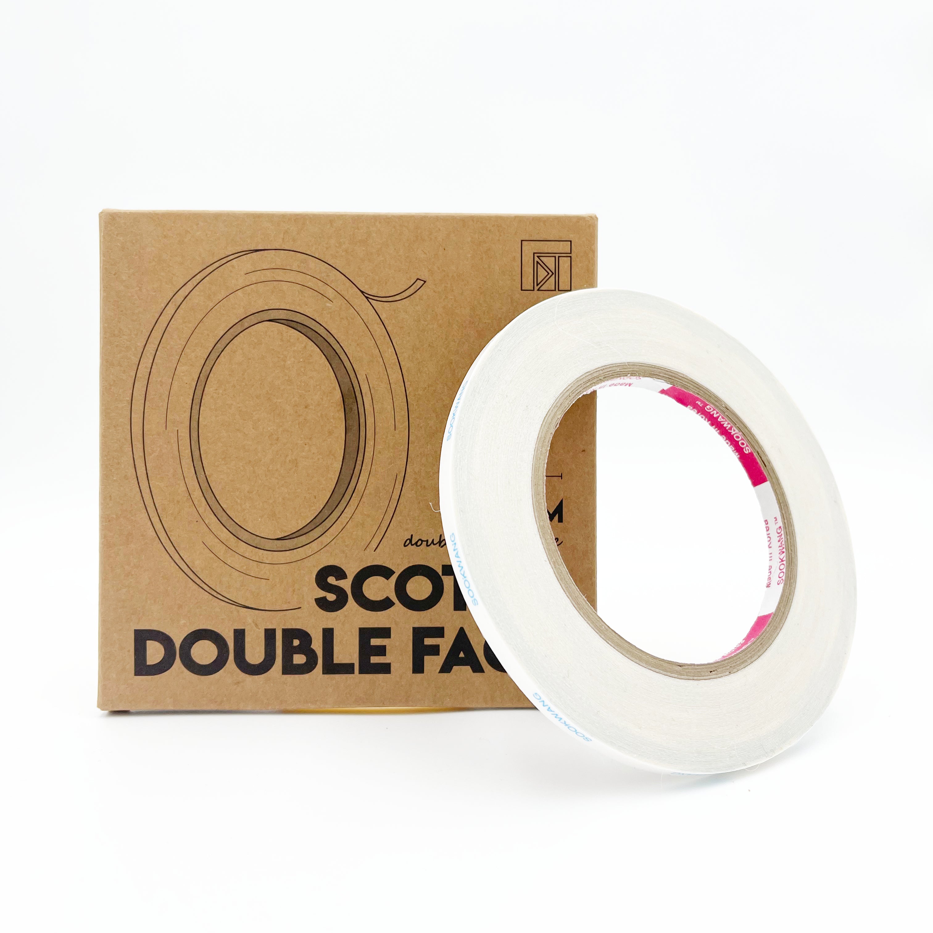 Rouleau Scotch Double Face Extra Fort (longueur 25 m, largeur 6 mm ...