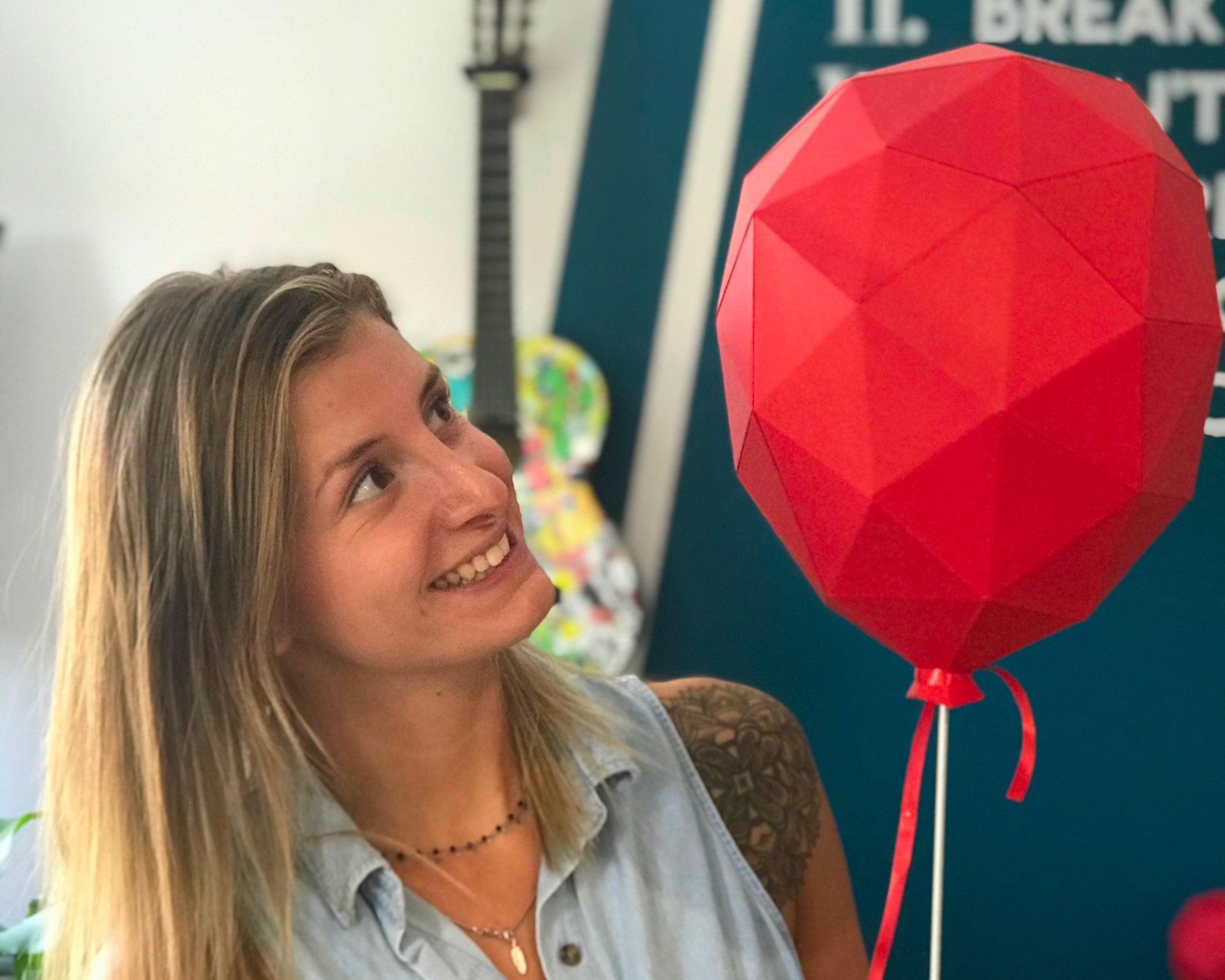 Origami 3D Balloon: How To Make A Balloon – LIHS