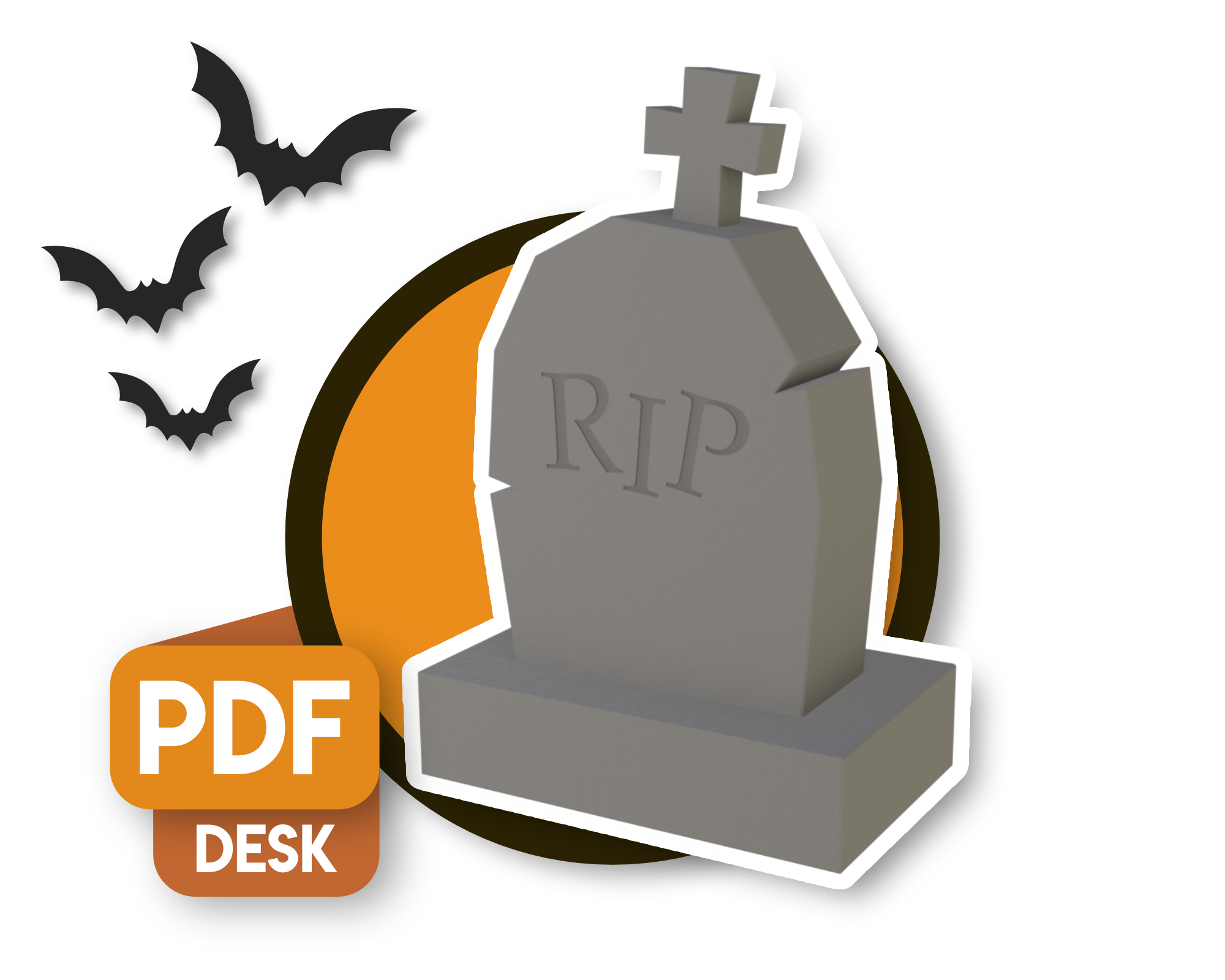 Tombe - Halloween Papercraft 3D Origami DIY - Télécharger PDF – DT WORKSHOP