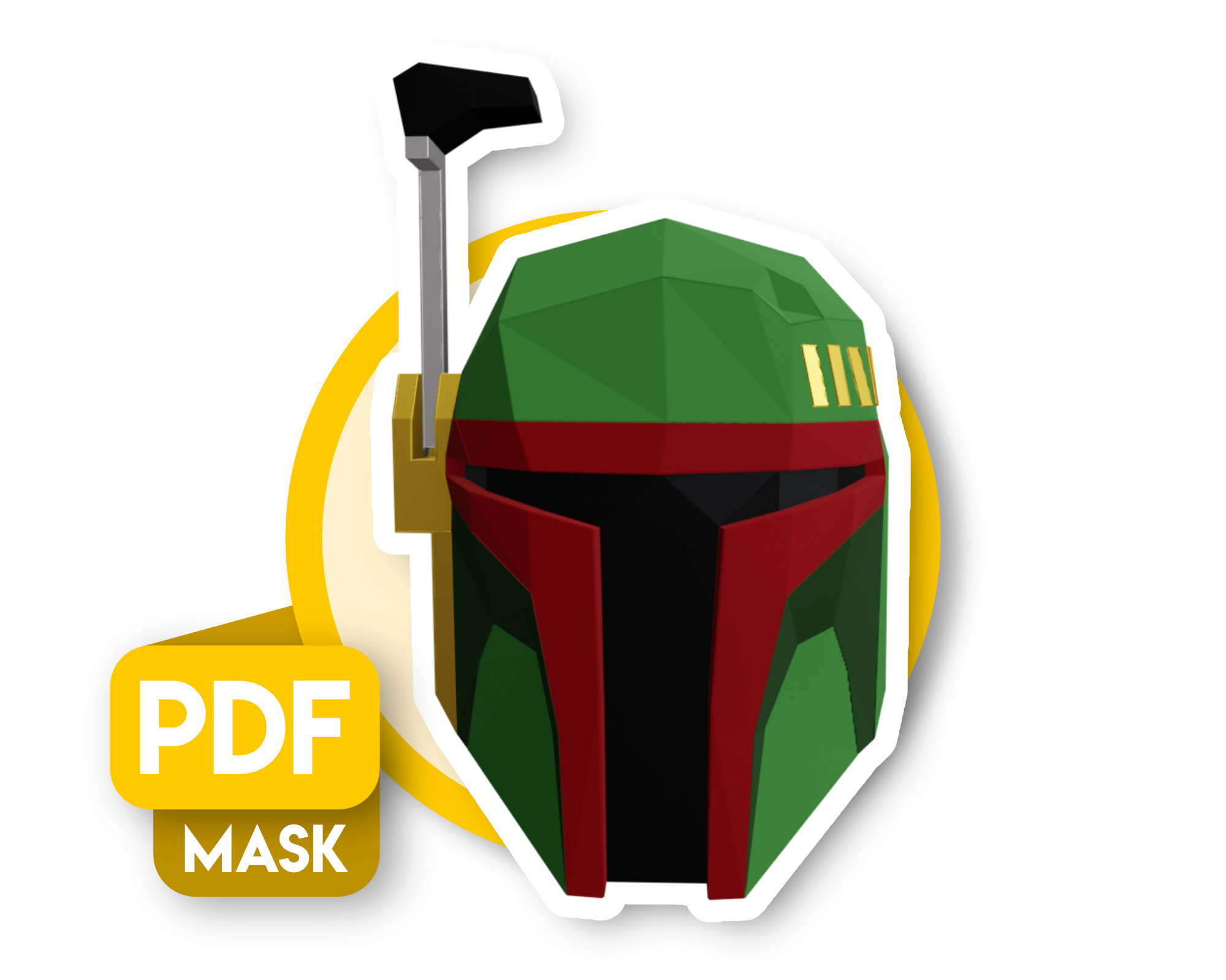 Boba Fett - Star Wars Papercraft 3D Origami DIY - Télécharger PDF – DT ...