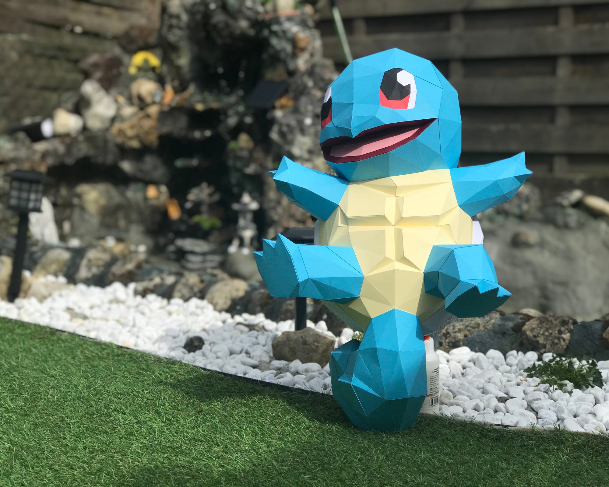 Carapuce - Pokémon Nintendo Papercraft Origami DIY - Télécharger PDF ...